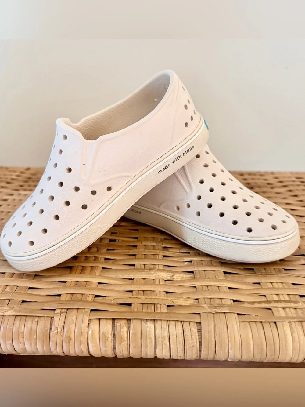 Native | Shoes | Native Jefferson Slipon Sneakers In Bone Size 8 Child ...